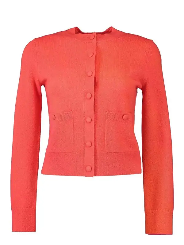 Monique Lhuillier Buttoned Cardigan - Orange