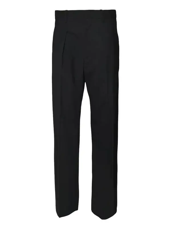 Isabel Marant Button Pleated Trousers - Black