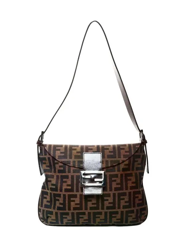 Fendi 1990-2000s Zucca Mamma Baguette - Brown