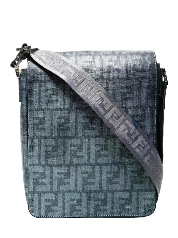 Fendi Zucca Crossbody Bag - Grey