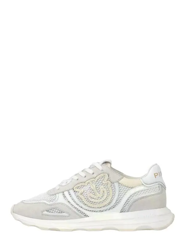 Pinko Logo Appliqué Sneakers - Neutrals