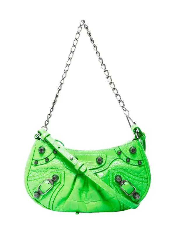 Balenciaga Mini Le Cagole Shoulder Bag - Green
