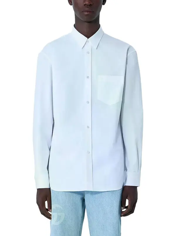 Gucci Long-sleeved Cotton Shirt - White