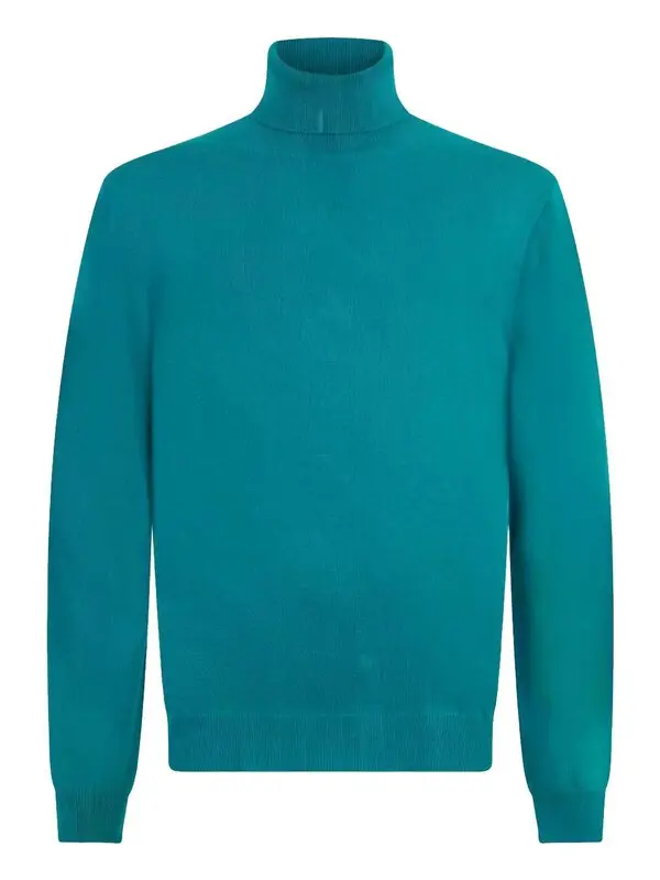 Malo Roll-neck Sweater - Blue