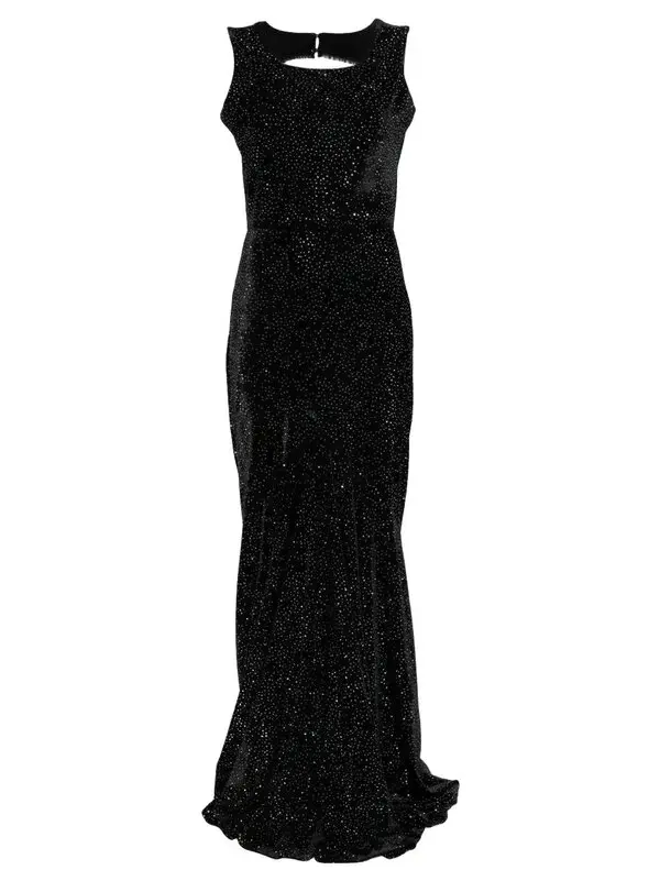 MIAU BY CLARA ROTESCU Lilas Gown - Black