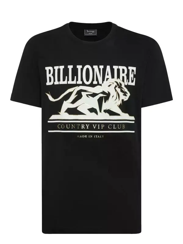 BILLIONAIRE Logo-print T-shirt - Black