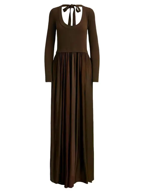 Polo Ralph Lauren Paneled Maxi Dress - Brown