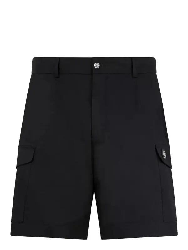 Philipp Plein Cargo Shorts - Black