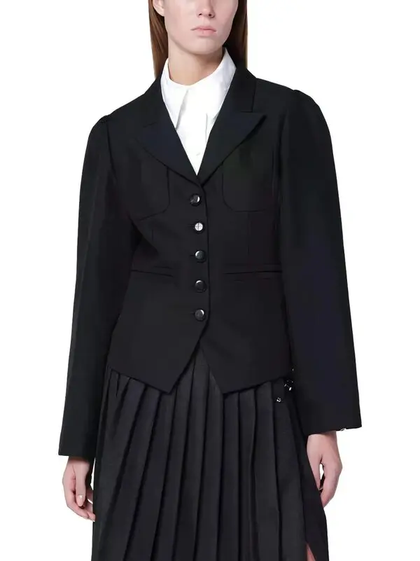NAMACHEKO Single-breasted Blazer - Black