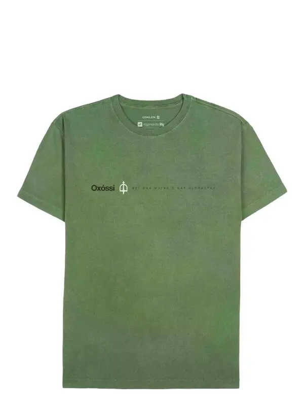 OSKLEN Crew-neck Graphic-print T-shirt - Green
