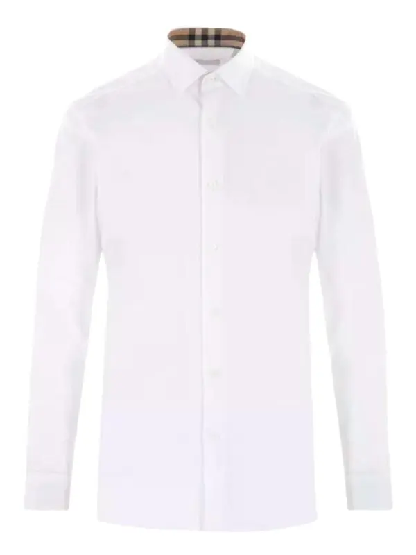 Burberry Long-sleeved Shirt - White
