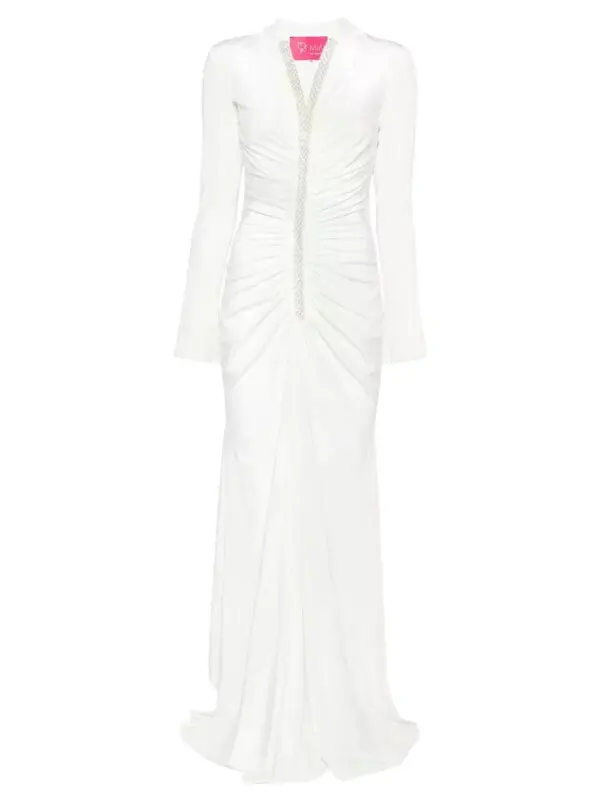 MIAU BY CLARA ROTESCU Moon Maxi Dress - White