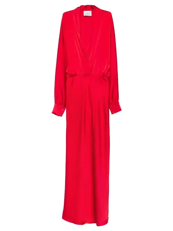 ATU BODY COUTURE Long-sleeve Midi Dress - Red