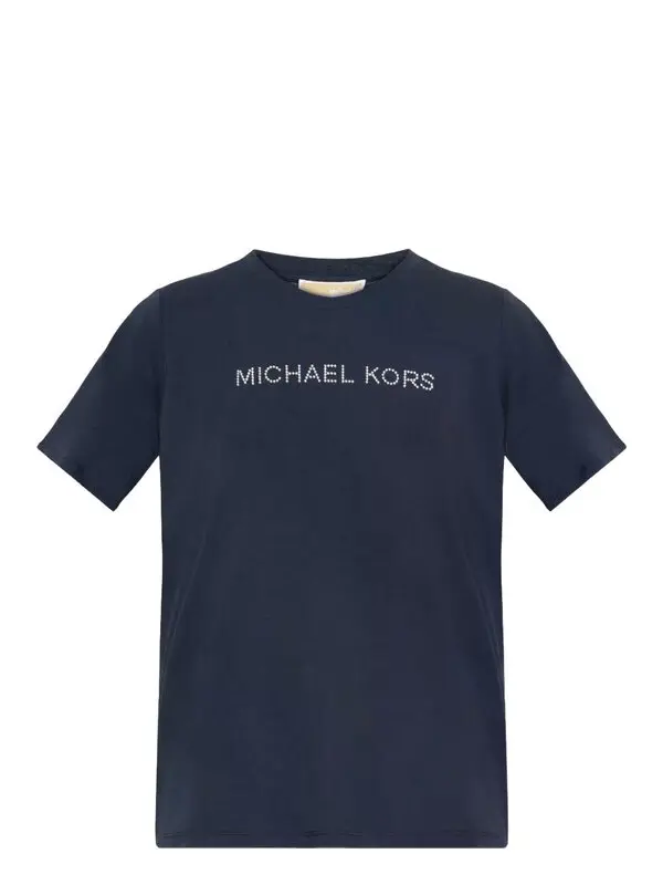 Michael Kors Logo Studded T-shirt - Blue