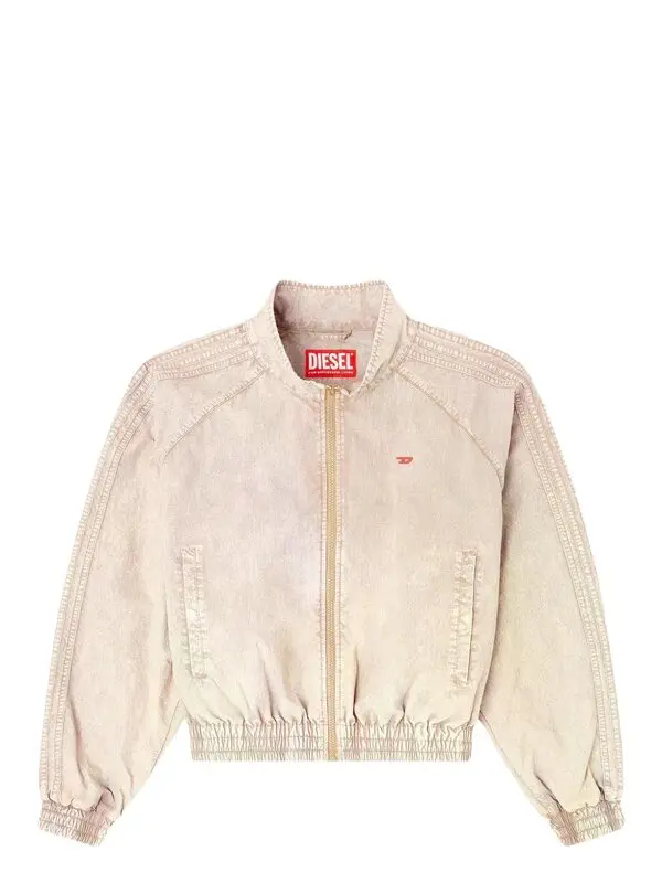 DIESEL® Mock-neck Jacket - Neutrals