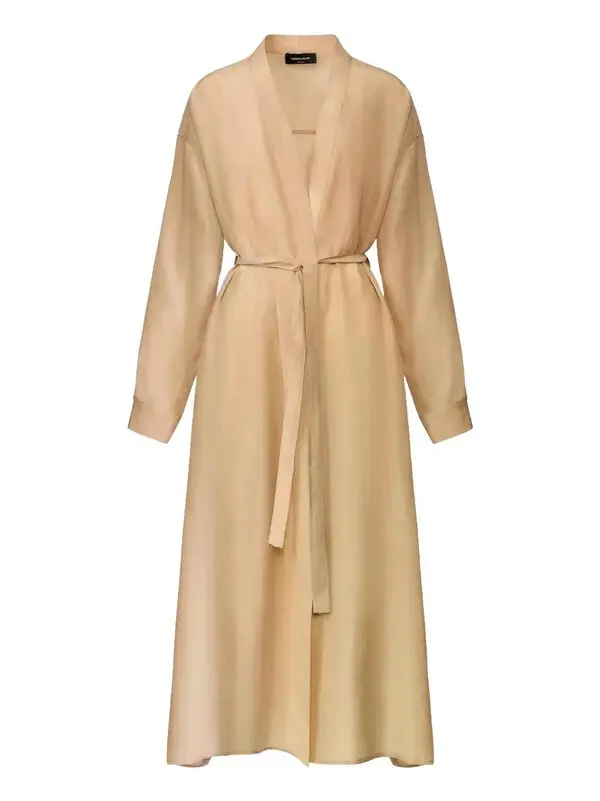Fabiana Filippi Belted Coat - Neutrals