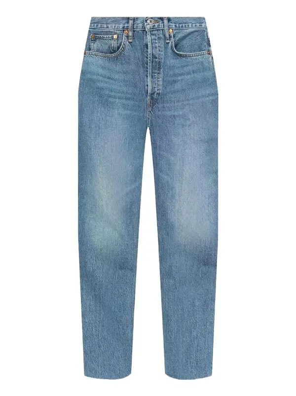 RE/DONE 70s Stove Pipe Jeans - Blue