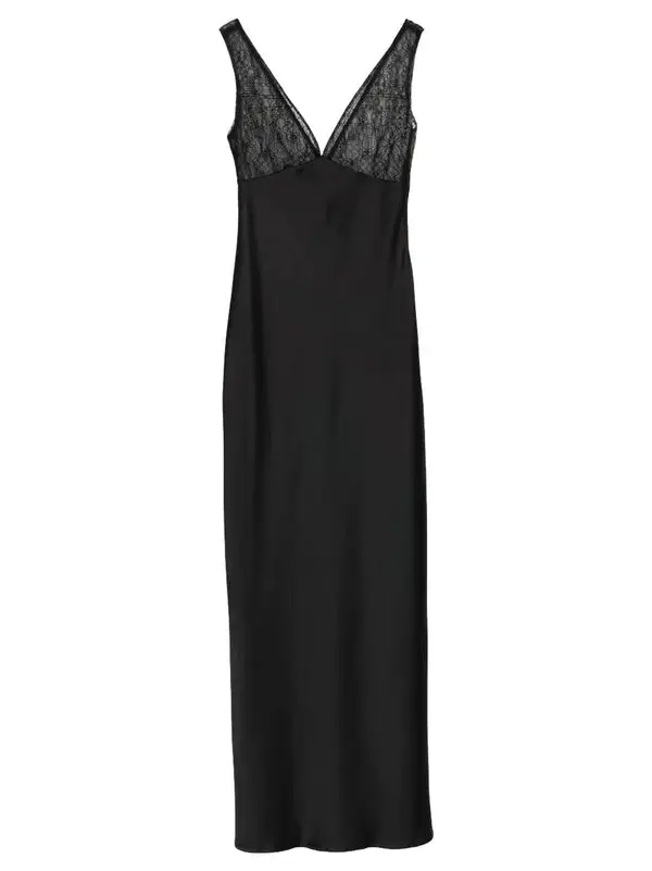 ATU BODY COUTURE Lace-panel Gown - Black