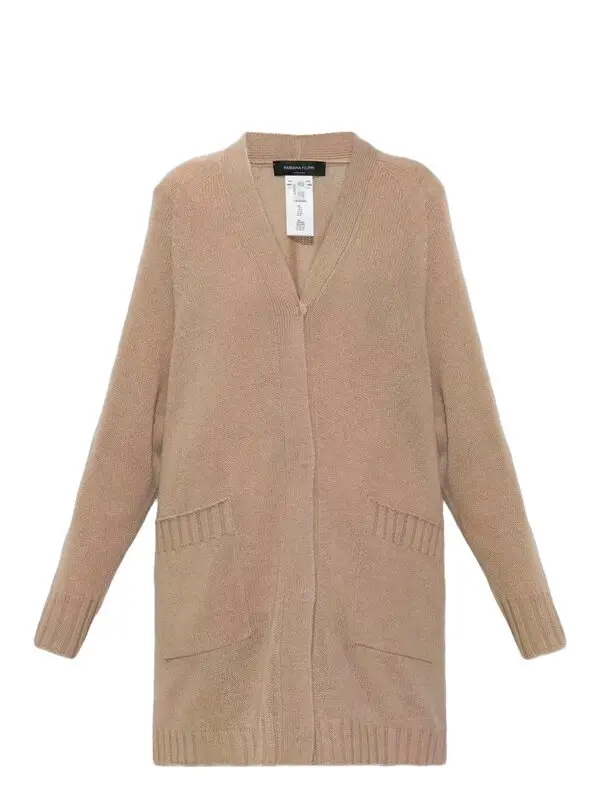 Fabiana Filippi V-neck Pocket Cardigan - Neutrals