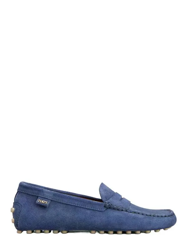 TOD'S Gommino Suede Loafers - Blue