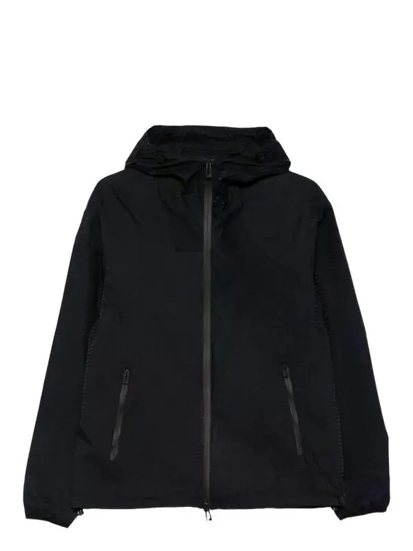 Emporio Armani Zip-up Hooded Jacket - Blue