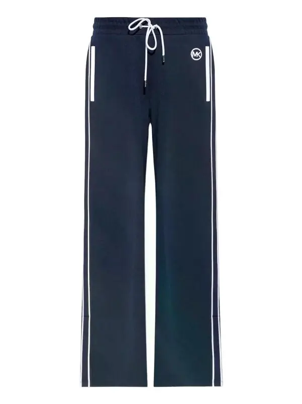 Michael Kors Logo Stripe Track Pants - Blue