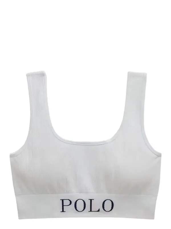 Polo Ralph Lauren Ribbed Seamless Top - White