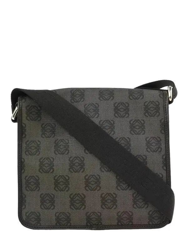 Loewe 2011 Monogram Padlock Crossbody Bag - Grey
