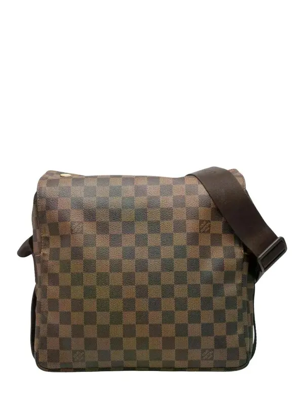 LOUIS VUITTON 2008 Damier Ebene Naviglio Crossbody Bag - Brown