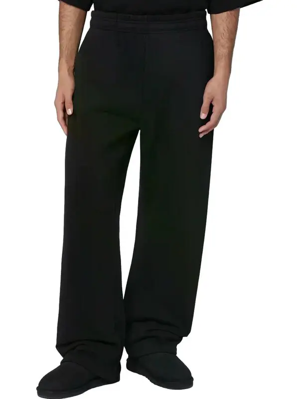 ENTIRE STUDIOS Regular Pantalone Trousers - Black