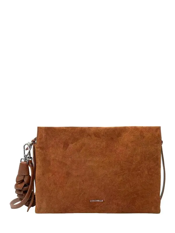 COCCINELLE Medium Boheme Top-handle Suede Tote Bag - Brown