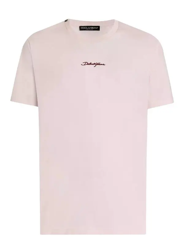 Dolce & Gabbana Logo T-shirt - Pink