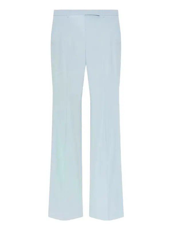 Alexander McQueen Concealed-fastening Trousers - Blue