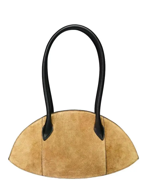 Nina Ricci Le Bal Suede Shoulder Bag - Neutrals