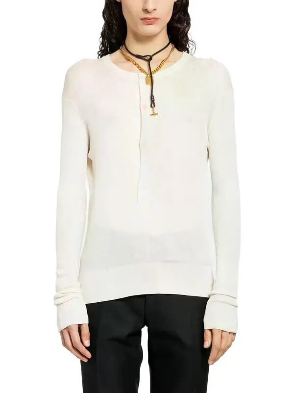 TOM FORD Long-sleeves T-shirt - Neutrals