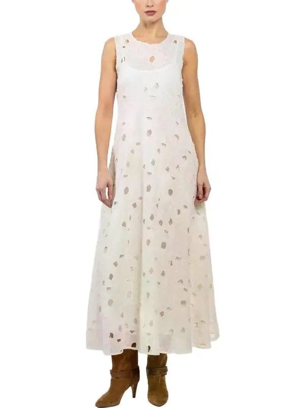 Ulla Johnson Cut-out Dress - Neutrals