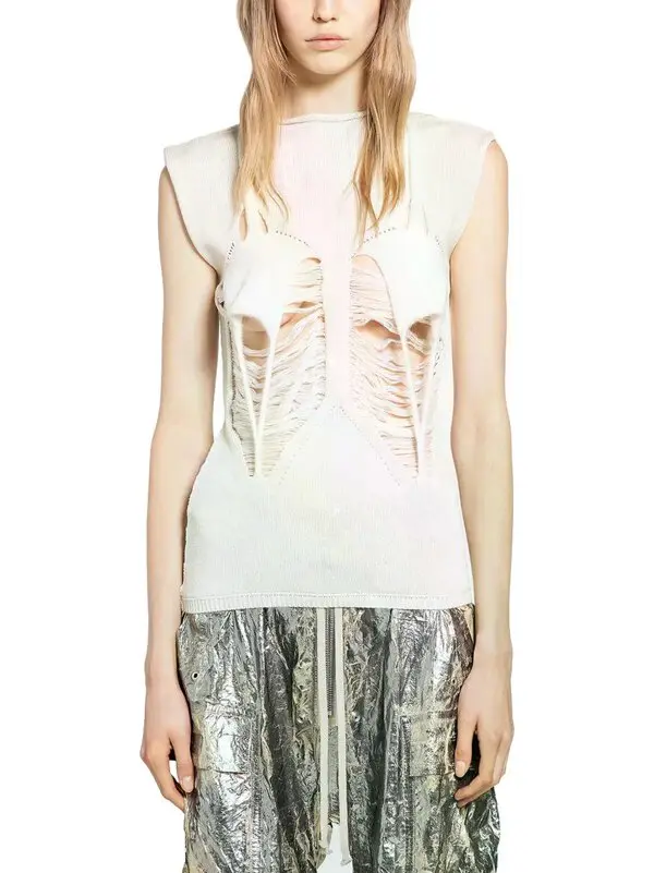 Rick Owens Tanja Cutout Top - White
