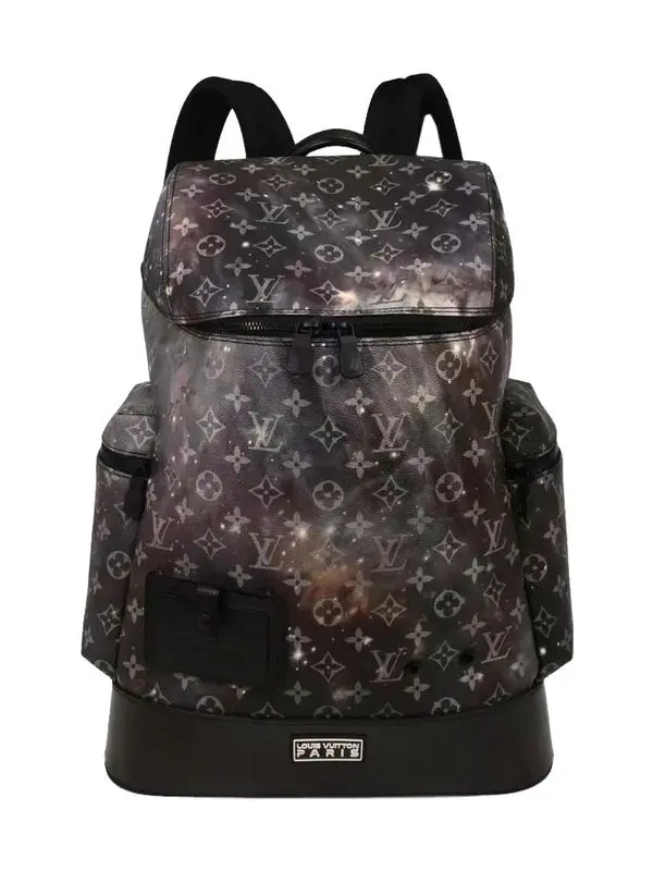 LOUIS VUITTON 2018 Monogram Galaxy Backpack - Black
