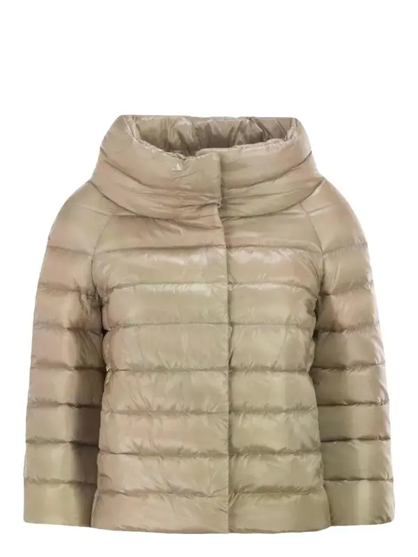 Herno Padded Funnel-neck Jacket - Neutrals