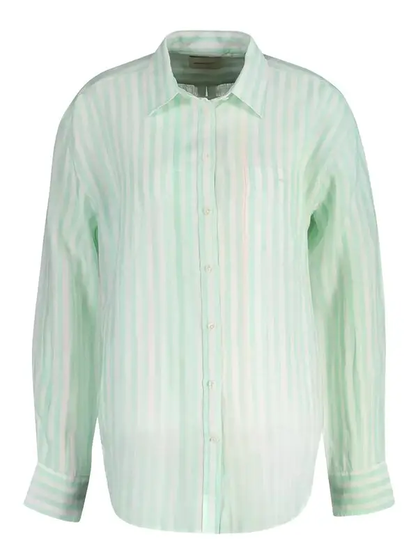 Gant Long-sleeve Striped Shirt - White