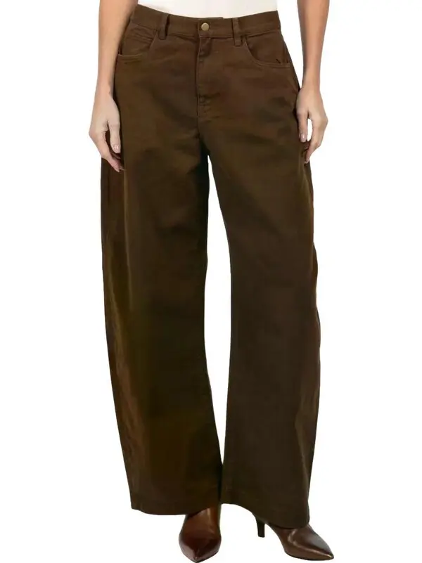 Ronny Kobo Wide-leg Trousers - Brown