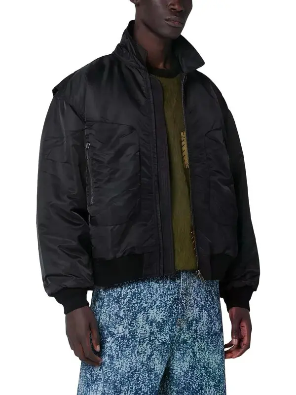 BRAIN DEAD Bomber Jacket - Black