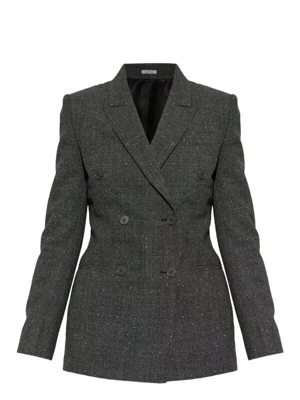 Alexander McQueen Double-breasted Wool Jacket - Grey