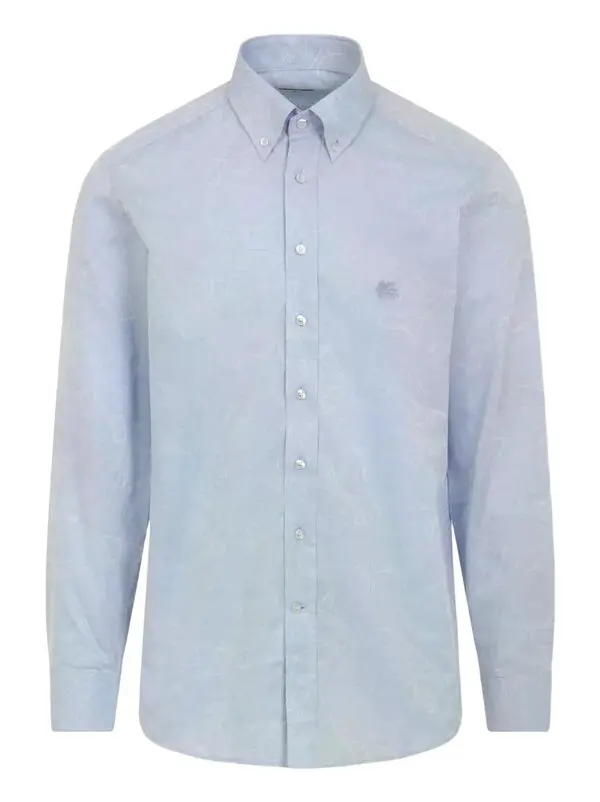 Etro Paisley Buttoned Shirt - Blue