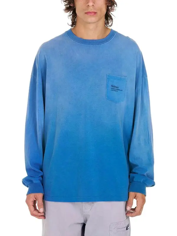 NAHMIAS Long-sleeve Crewneck With Pocket - Blue