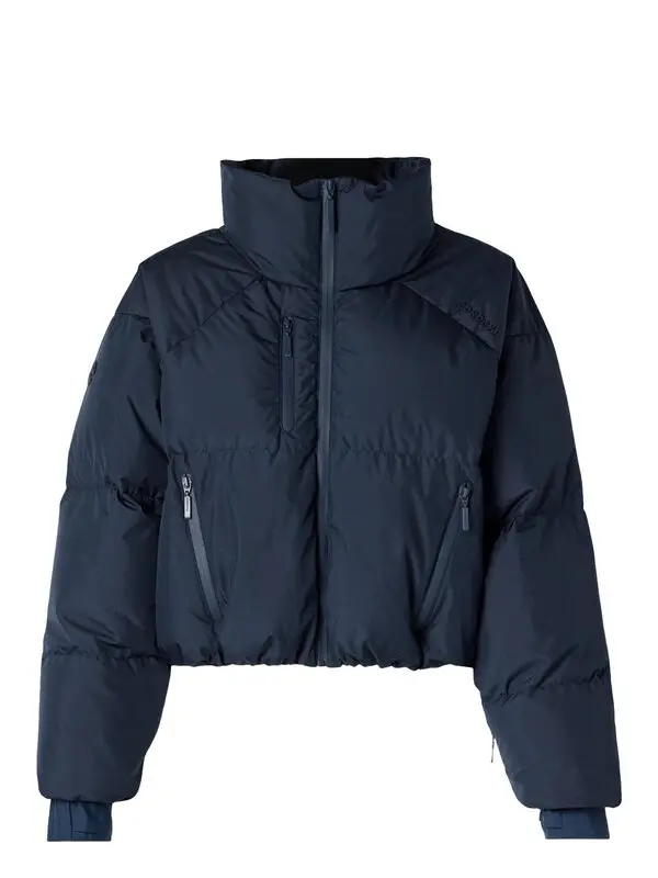 Cordova Cortina Cropped Quilted Down Ski Jacket - Blue