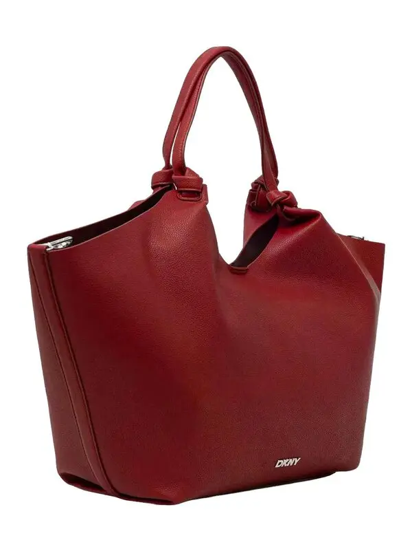 Dkny Paula Knotted Handle Tote Bag - Red