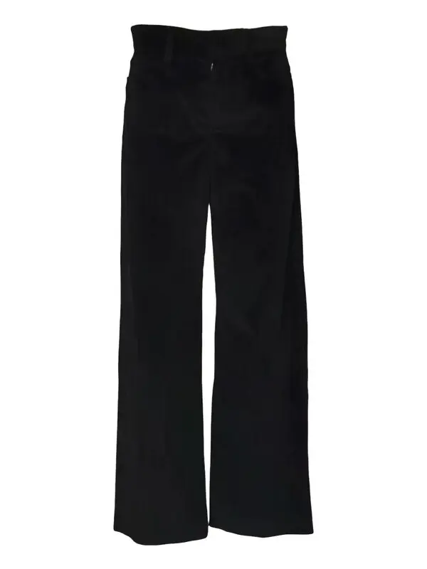 Max Mara Corduroy-effect Trousers - Black