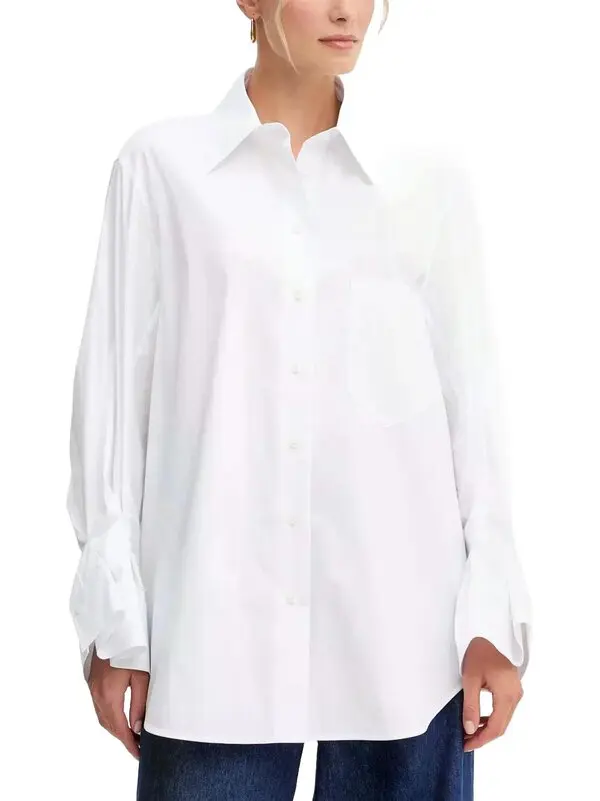 JOOP! Ruffle-sleeve Shirt - White