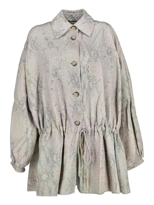 Gianfranco Ferre Snakeskin-printed Jacket - Neutrals